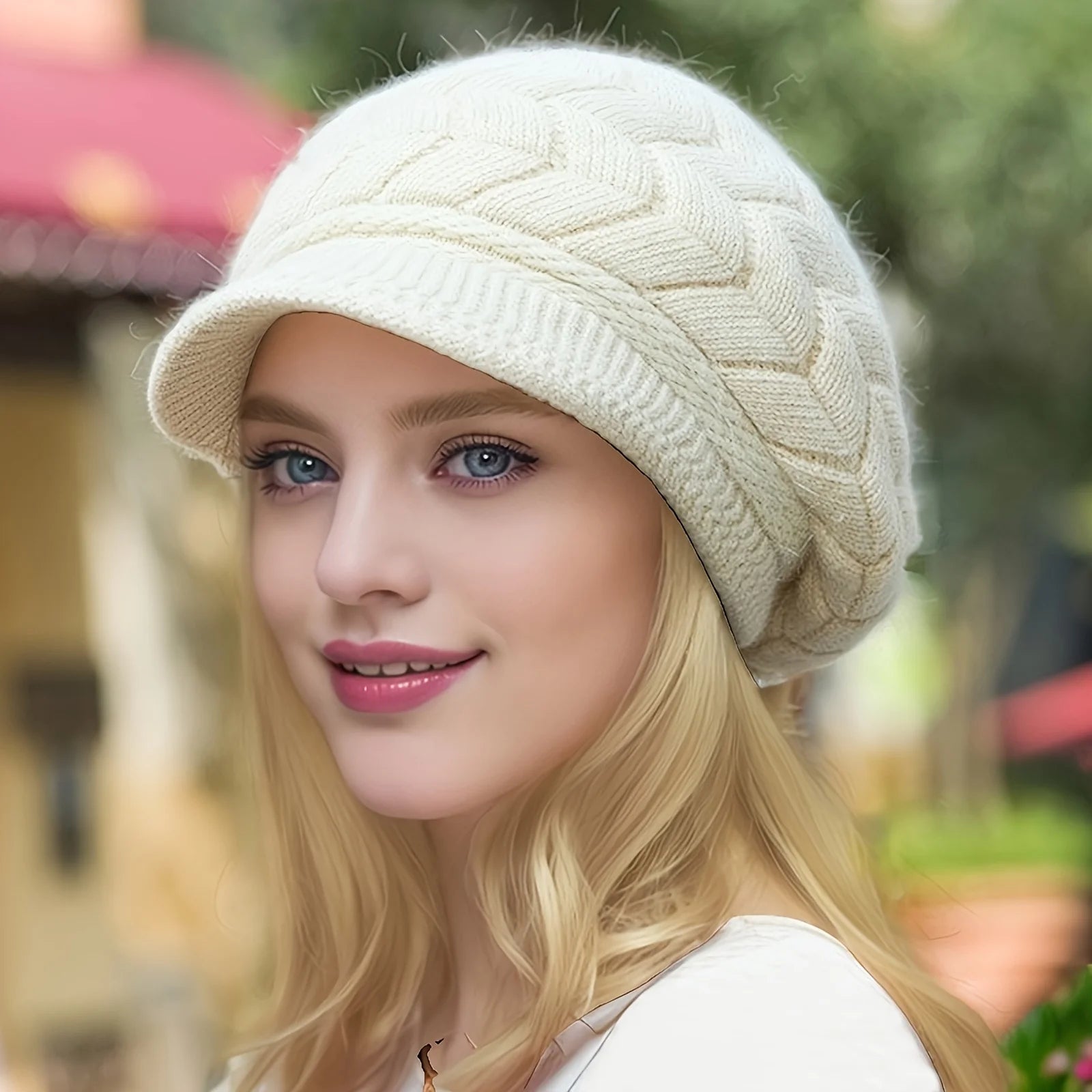 FrostWeave – Soft Womens Knitted Hat for Cold Weather
