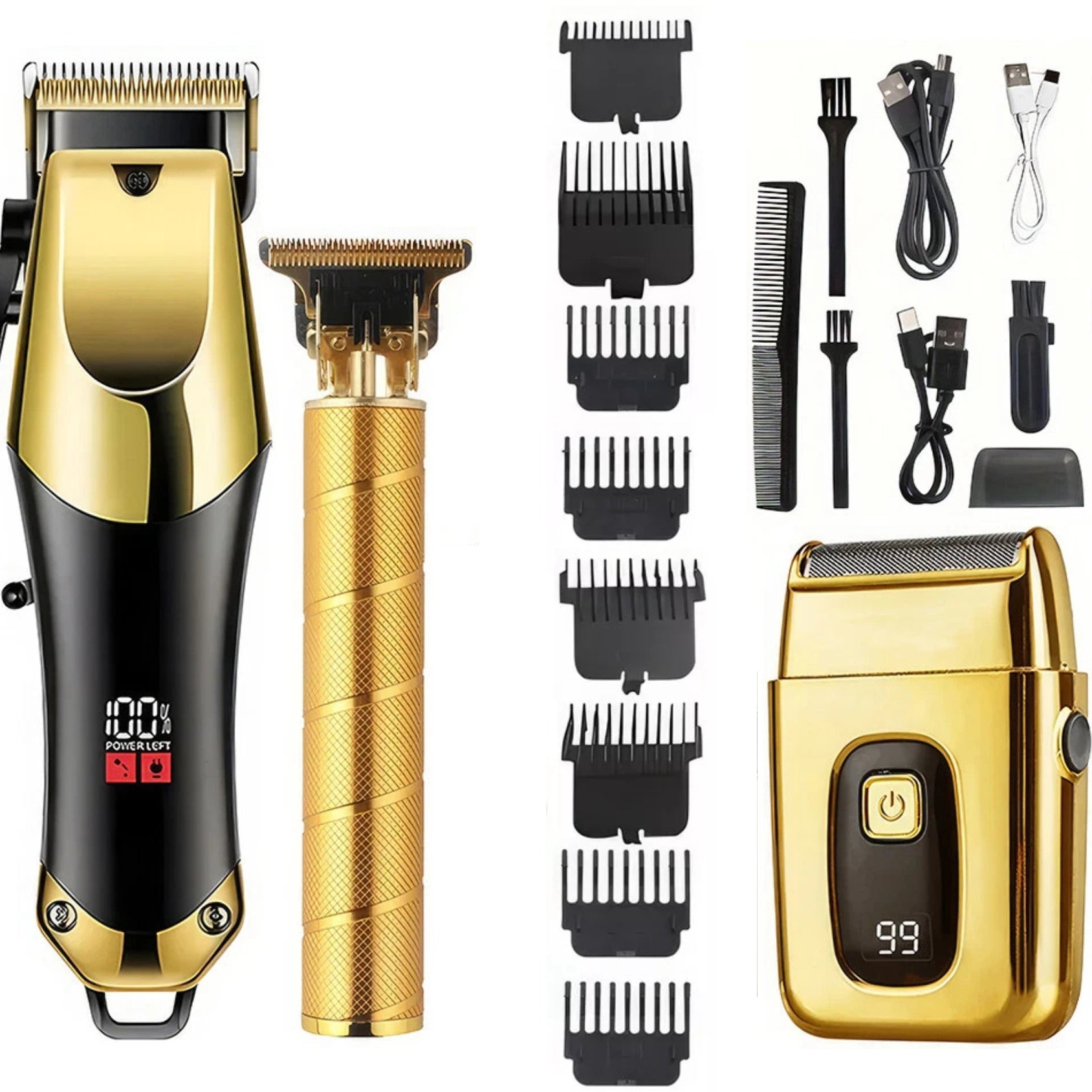 PrecisionPro – Professional Cordless Hair Clippers Barber Machine