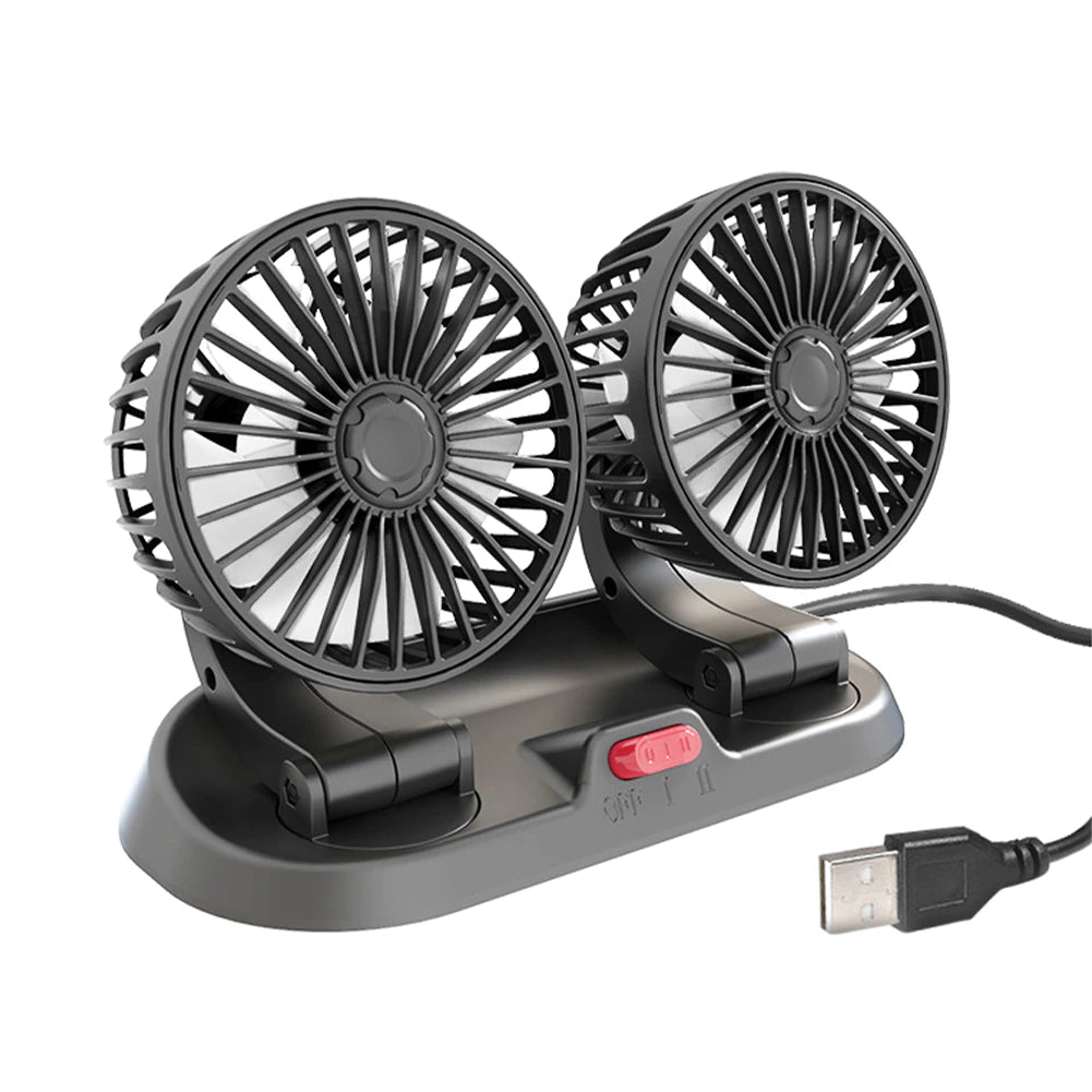 Double Cooling Car Fan - Kalinzy